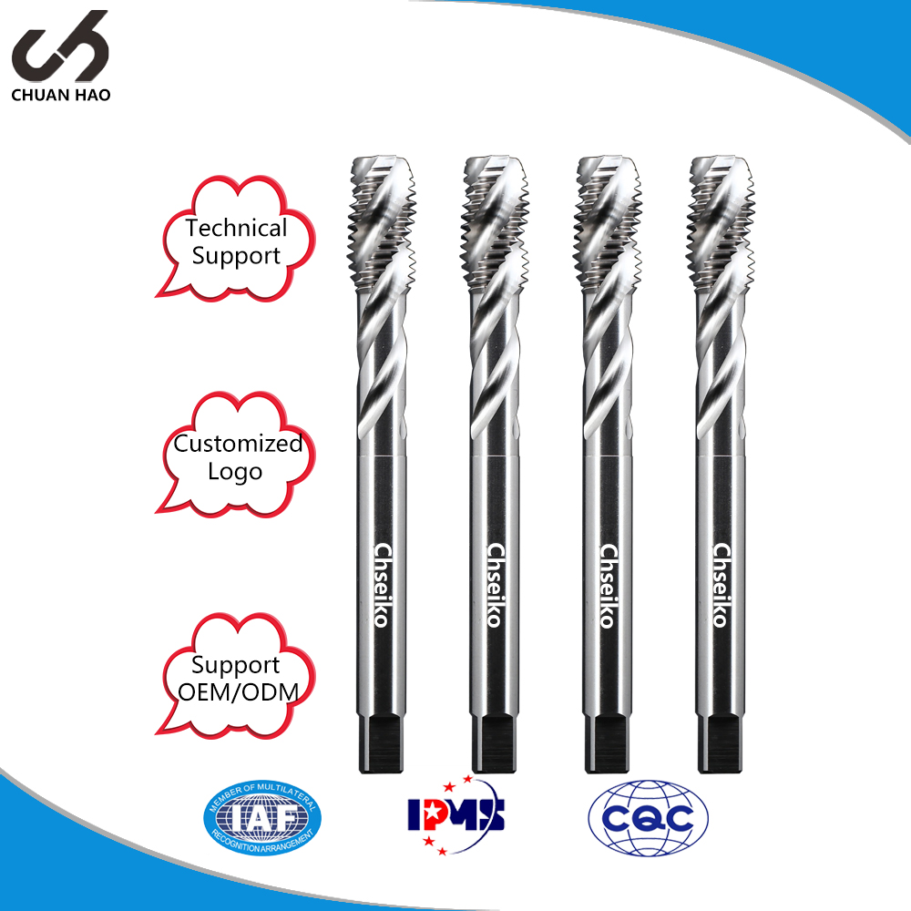 CH Factory Custom DIN376 HSSE M12-M16 Spiral Taps | Chseiko Tools